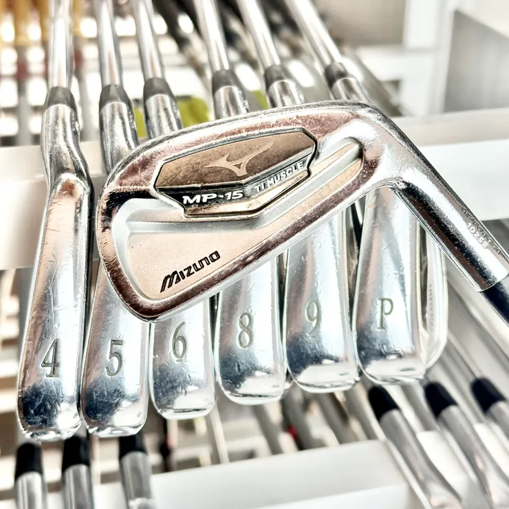 Mizuno MP-15 IRONS TI MUSCLE 4-P - Project X Rifle 6.0 Stiff - GP Tour Wrap Grips