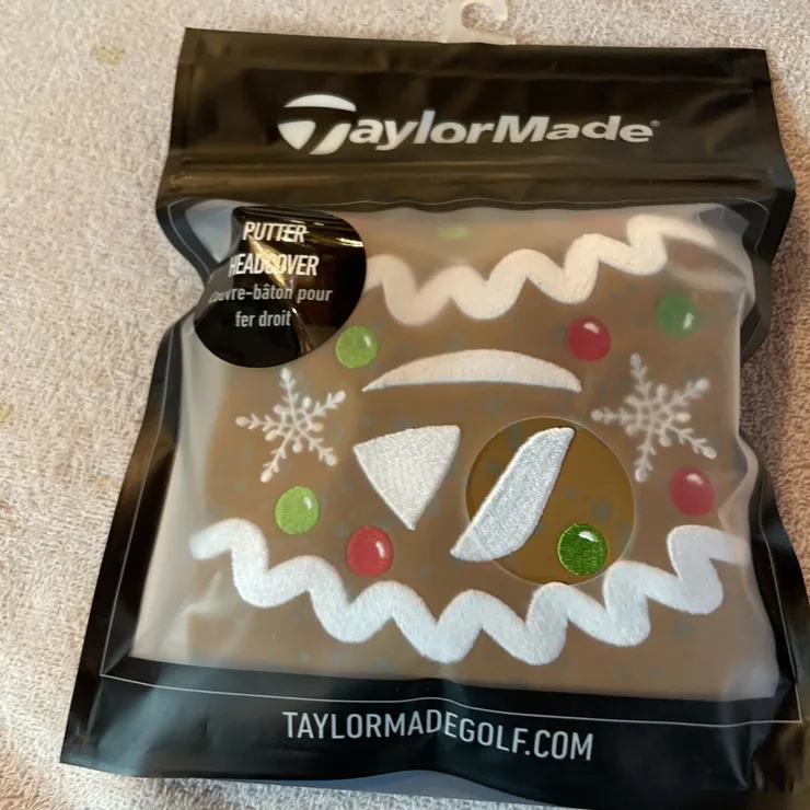 NEW Taylormade Vault Gingerbread Holiday Mallet Headcover, Rare, Ships ...
