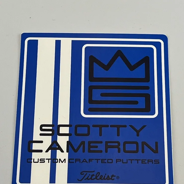 New Scotty Cameron Blue White Hi Performance Putter Sticker Decal ...